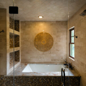 Timber Frame Bathroom - Harmony Timberworks